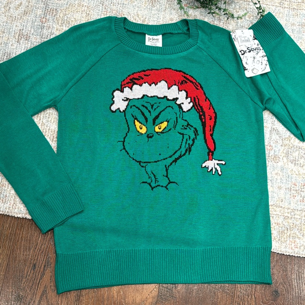 Dr Seuss Grinch Sweater - Gem